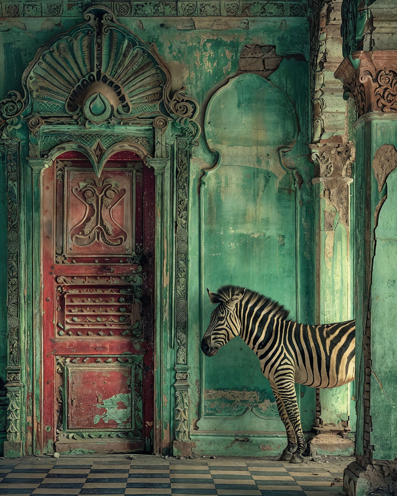 Wanderer At The Palace Gate – Porter Art Guild