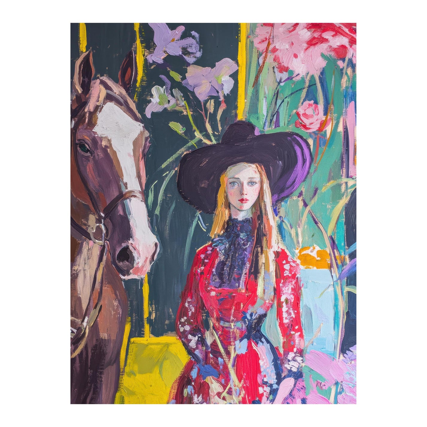 Wild Rose Rider – Porter Art Guild